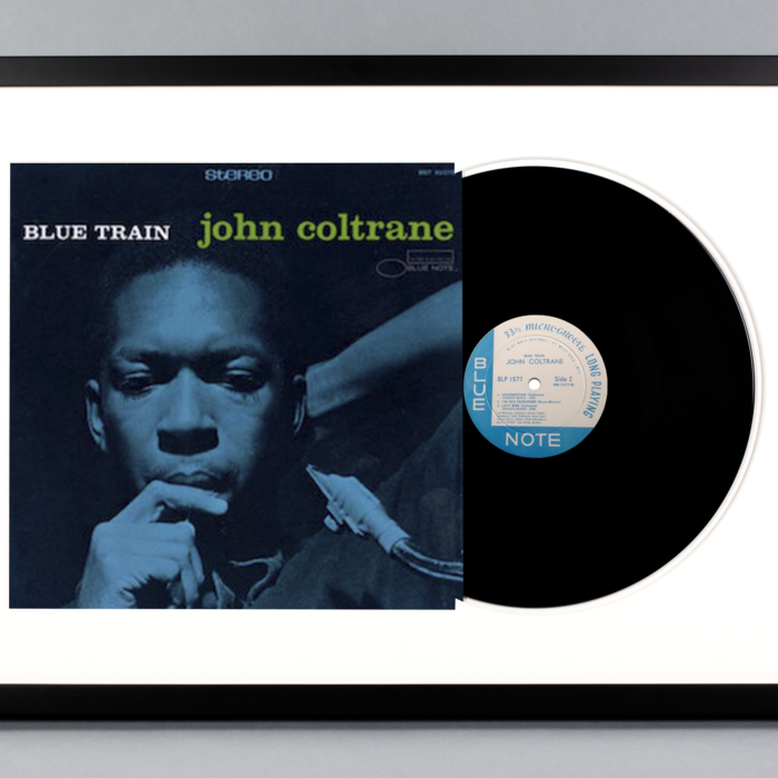 Blue Train - Custom Framed Vinyl Album