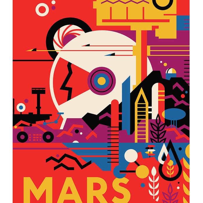 Mars - Custom Framed Art | Level Frames
