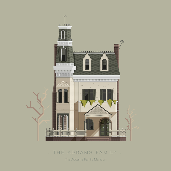 The Addams Family - Custom Framed Art | Level Frames