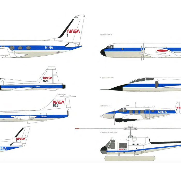 NASA Aircraft Markings - Custom Framed Art | Level Frames