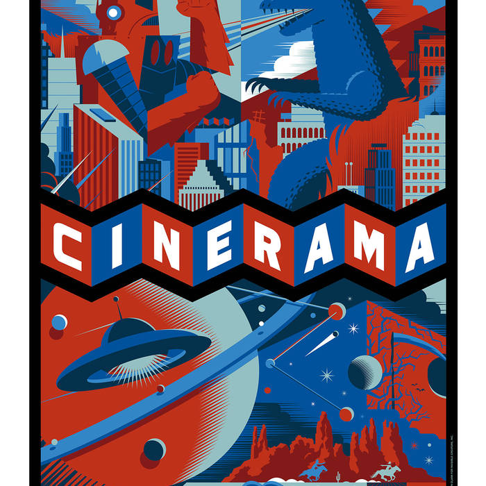 Cinerama Mural - Custom Framed Art | Level Frames